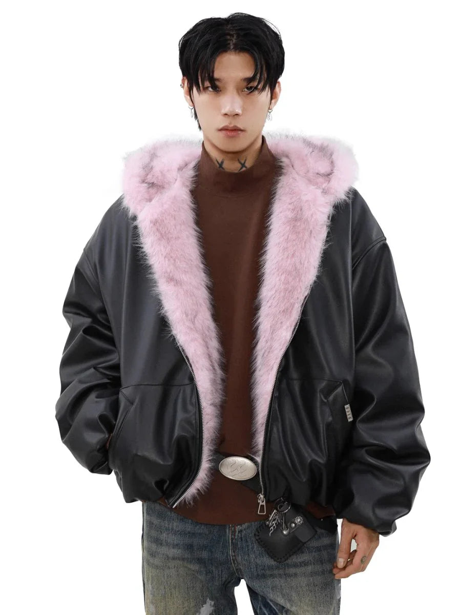 [MRNEARLY] PU LEATHER JACKET ST512 – Step sinclub